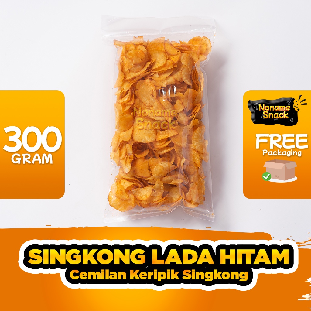HITAM Noname Snack - Black Pepper Cassava Chips Viral Snack Wholesale ...
