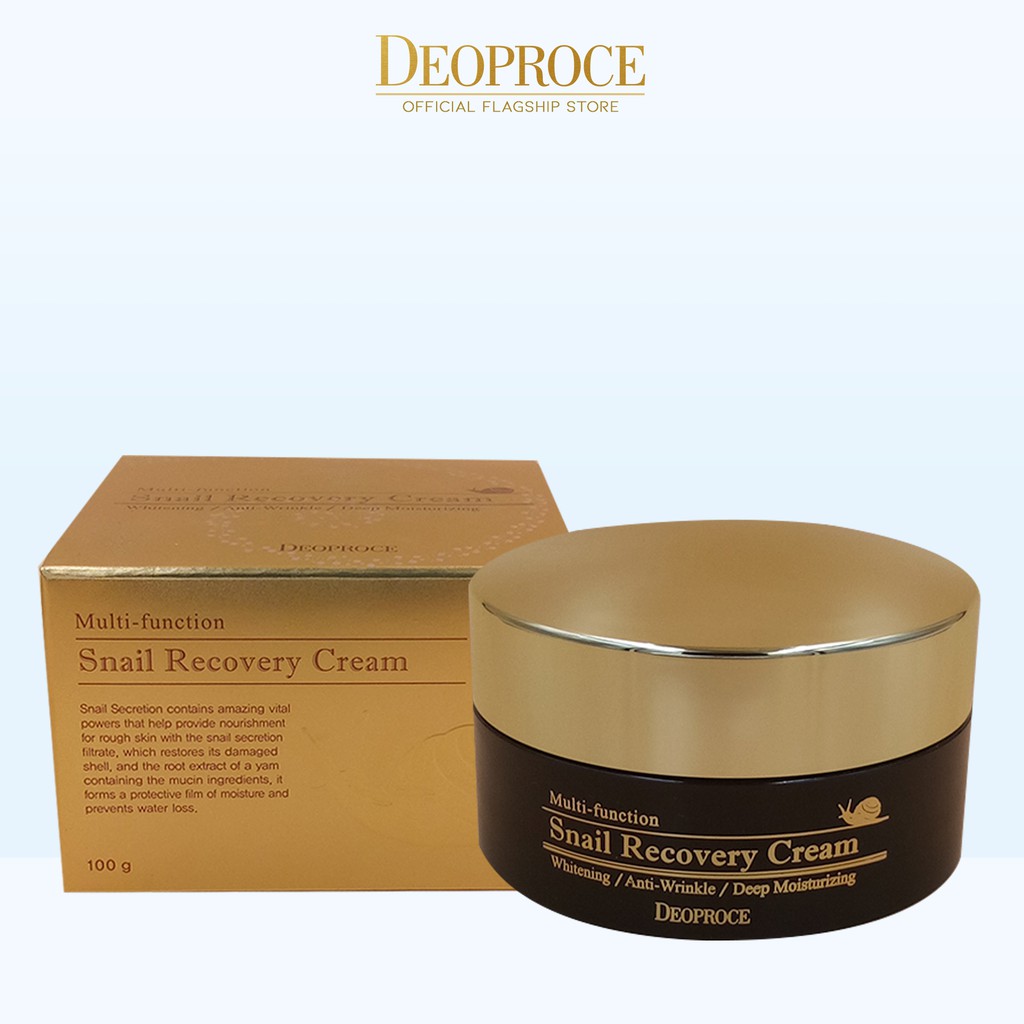 Deoproce Snail Recovery Cream 100g | Shopee Philippines
