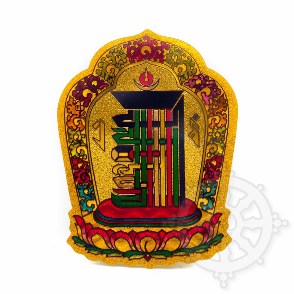 Kalachakra Protection Sticker Tibetan Art of Blessings Symbol Character ...