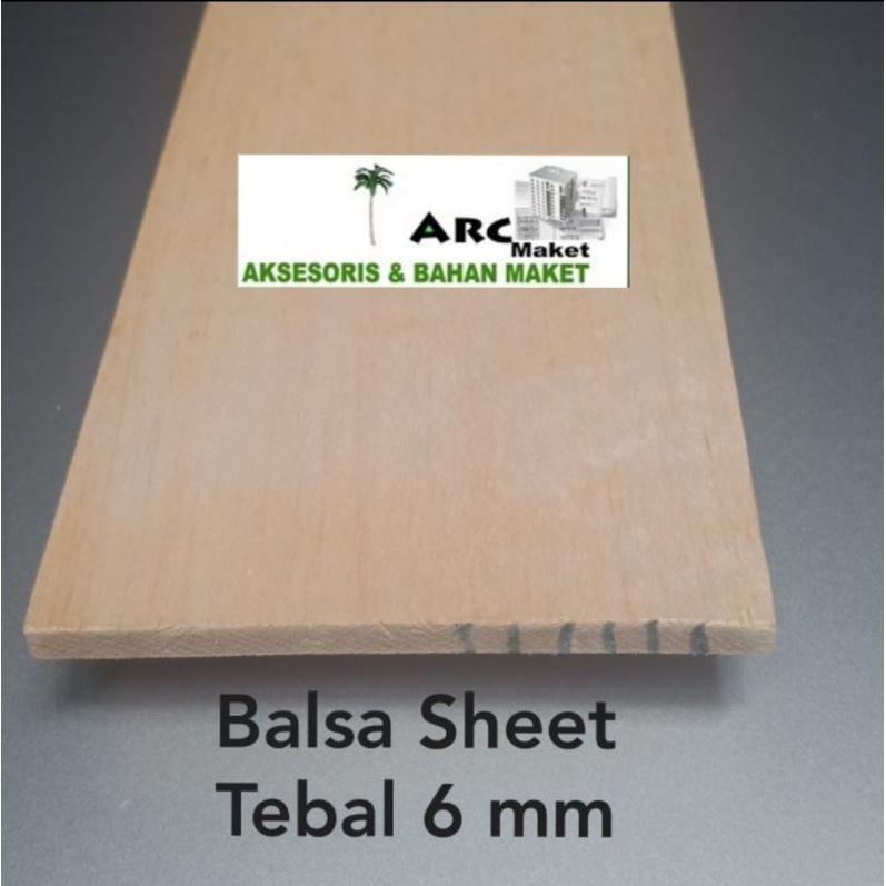 KAYU Balsa Wood SHEET (SHEET) Length 100cm Thickness 1mm, 1.5mm, 2mm ...