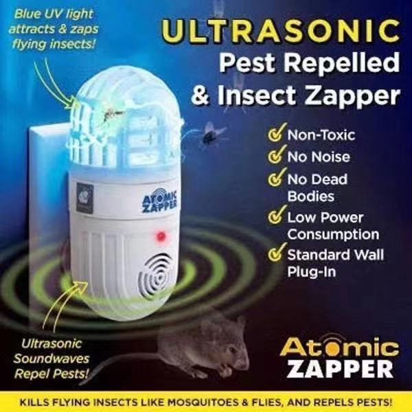 (VS)Original Effective Atomic Zapper Mosquito Killer New Ultrasonic ...