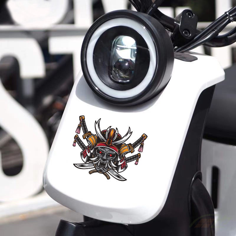 Japanese Demon Samurai Car Sticker Style JDM Modified Rear Window Body ...