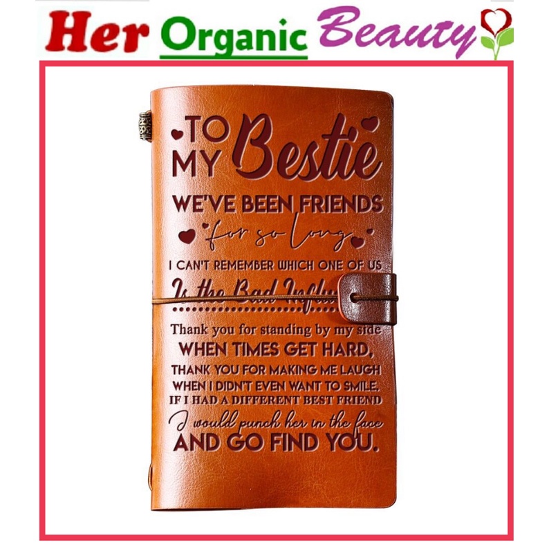 TO MY BESTIE Leather Journal (Gift as a Journal, Diary, Notebook ...