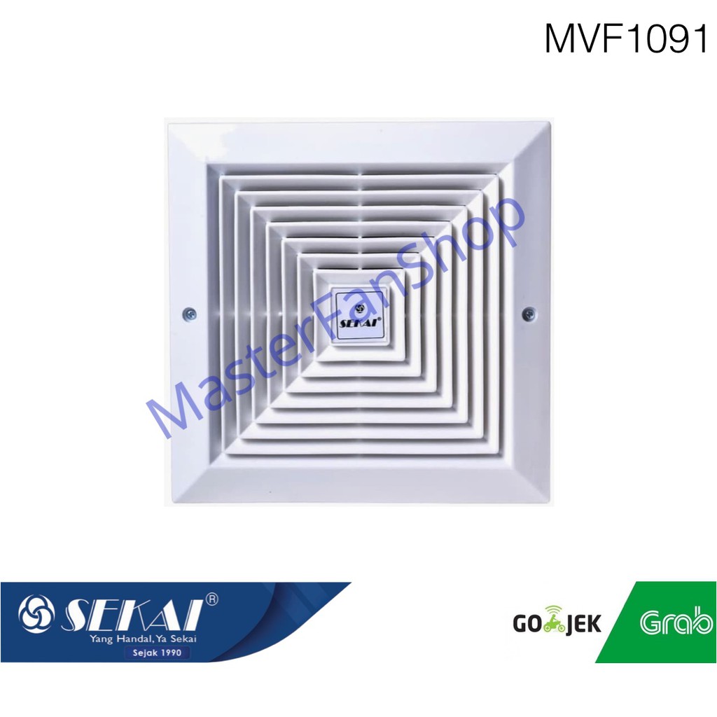 Sekai MVF1091 Ceiling Exhaust Fan 10"/25cm ducting [Grab/Gojek Medan] | Shopee Philippines