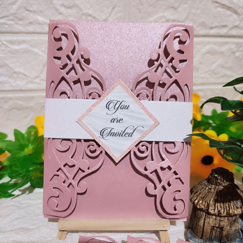 Wedding invitation cover 4R 4x6 *xiana | Shopee Philippines