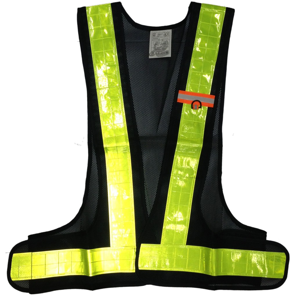 Hi-viz Safety Vest with Id Holder Reflectorize Vest High Visbilty Vest ...