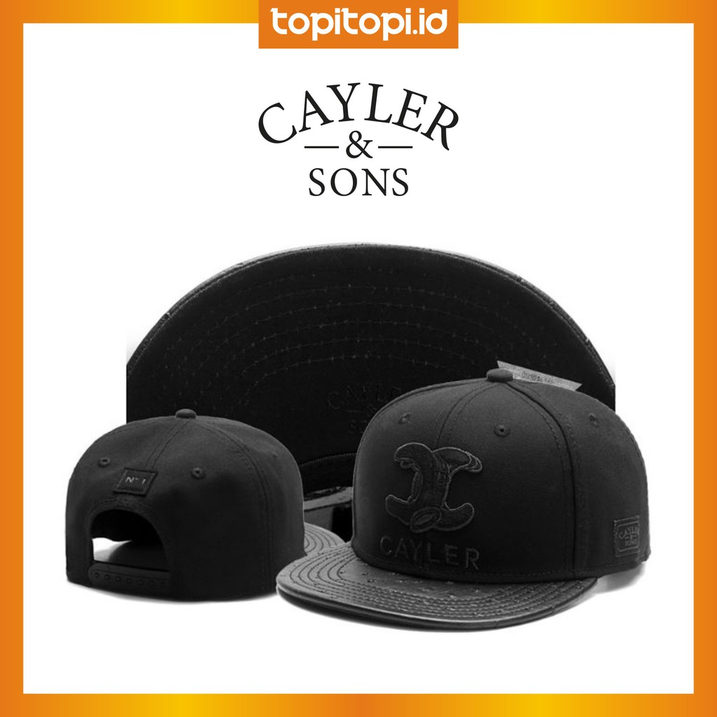 Vans Amp; Sons Black On Black Letter Snapback Original Import | Shopee ...