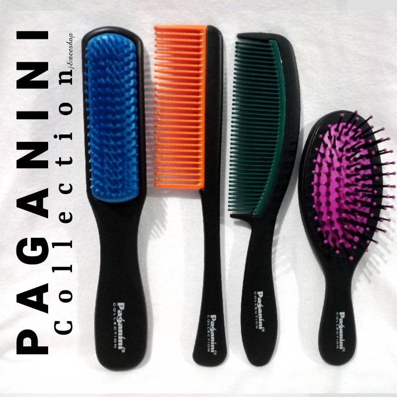 [JAS] Paganini Collection: Hair Brush and Comb Black version | Shopee ...
