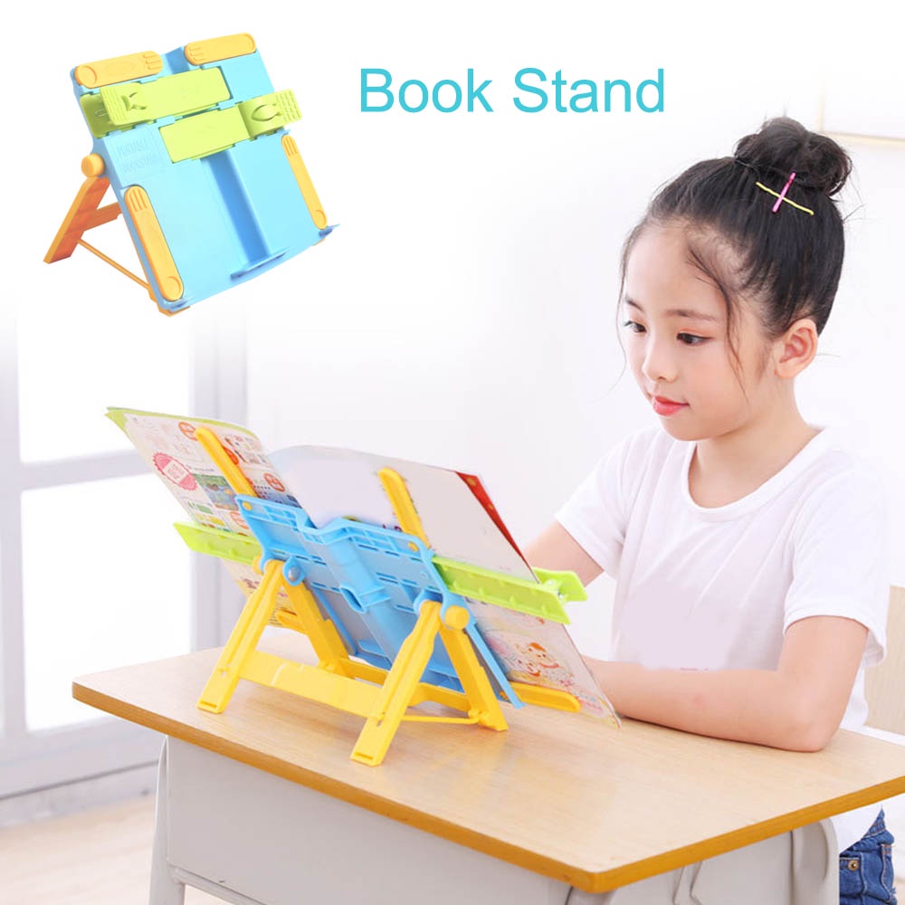 Adjustable Bookshelf Reading Writing Book Stand Holder Portable ...