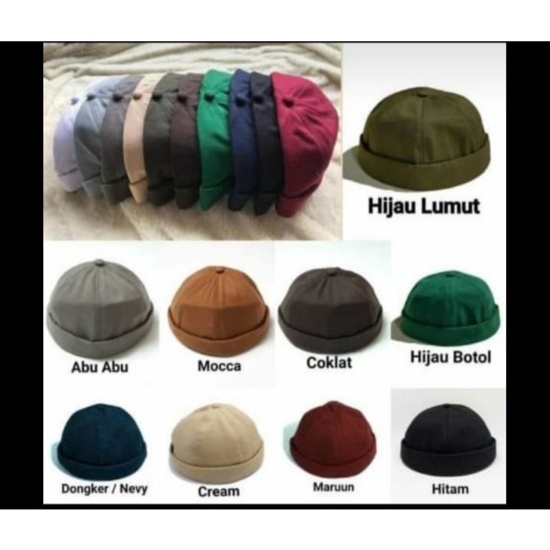 Miki HAT/MUSLIM Skullcap/Cap HAT/UAS Cap/Slang Cap | Shopee Philippines
