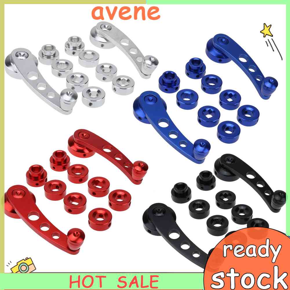 2pcs Aluminum Alloy Universal Car Window Handle Winder Riser ...