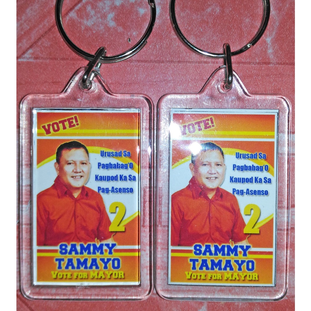 ELECTION FreeLayout Personalized Keychain giveaway (100PCS MINIMUM ...