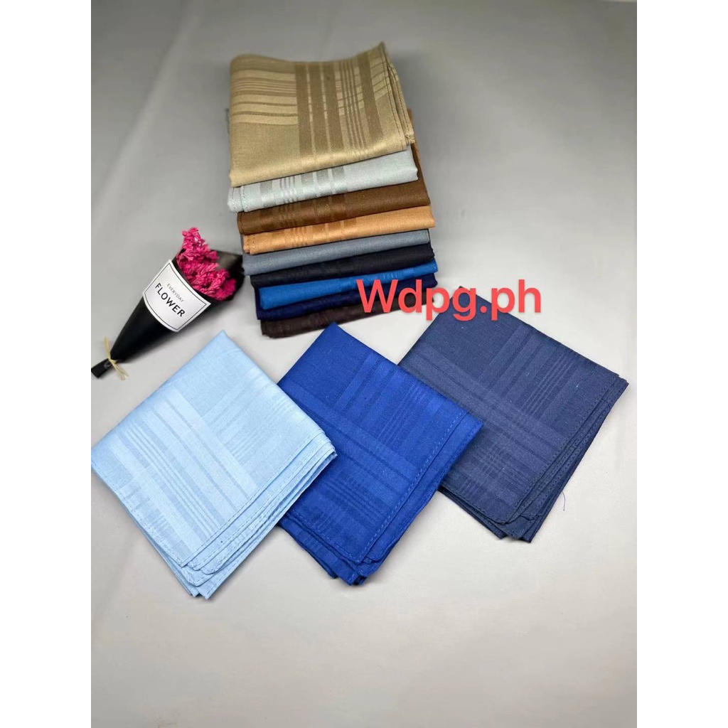 Uniesex cotton handkerchief panyo scarf bandana plain (each) | Shopee ...