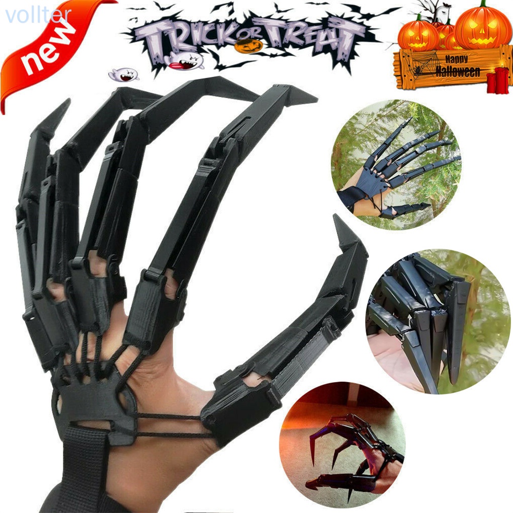 VOLL Halloween Articulated Hand 3D Printed Joint Realistic Skeleton ...