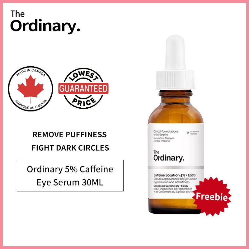 The Ordinary Caffeine Solution 5%+ EGCG Eye Cream Serum Eyebag Remover ...