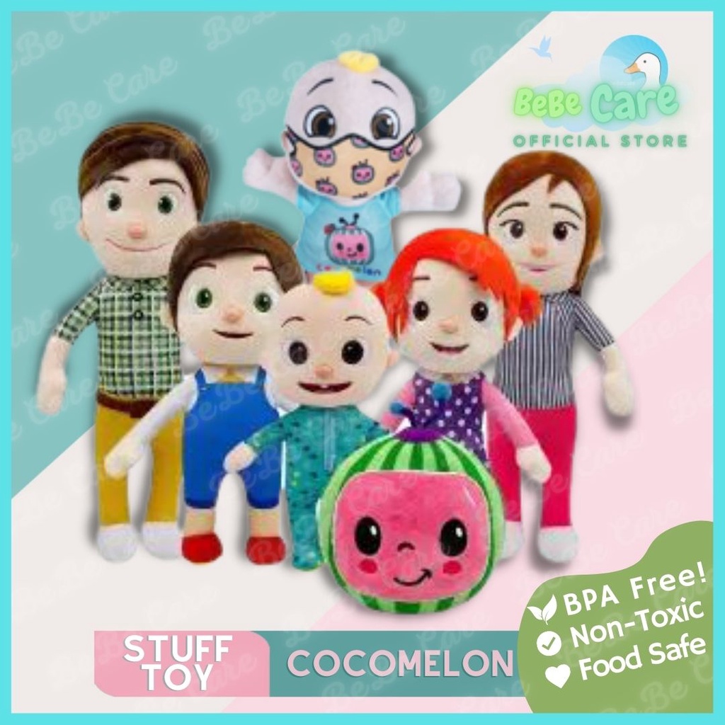 BeBe Care! Coco melon Family Stuff Toy with Music and w/o Music BT5 ...
