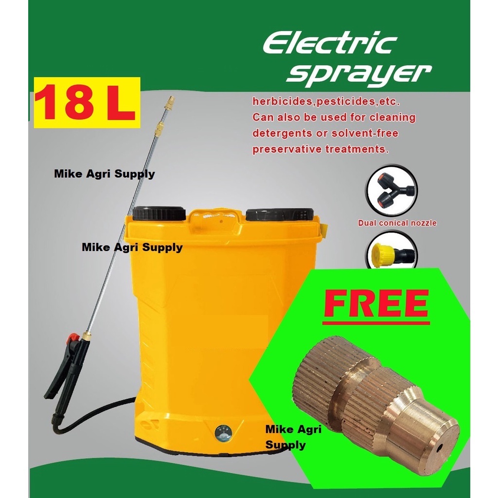 Battery Knapsack Sprayer 18L BAKAL ROD Electric Sprayer backpack ...