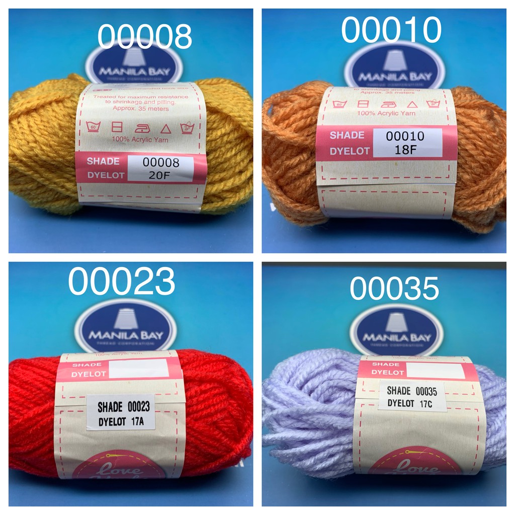 Love Knots Acrylic Yarn 15 grams (N881A/008C) | Shopee Philippines