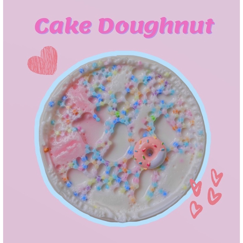 Cake DOUGHNUT (Basic Slime) donut Slime comes with American pastel foam ...