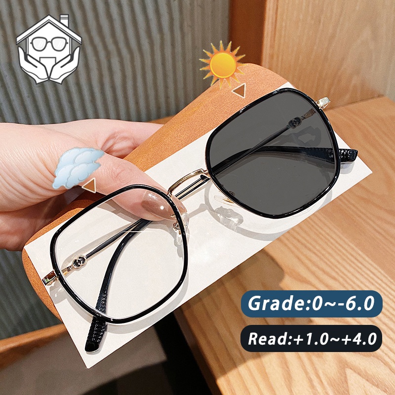 Photochromic Graded Glasses For Women Men Reading Glasses With Grade ...