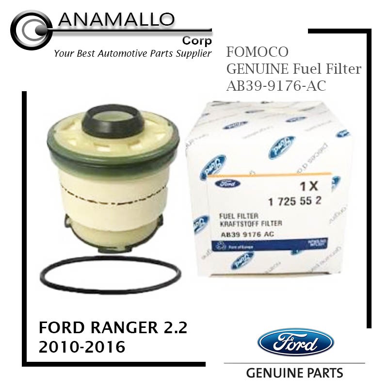 Ford Ranger / Everest 2.2 Model 2010-2016 FOMOCO Geniune Fuel Filter ...
