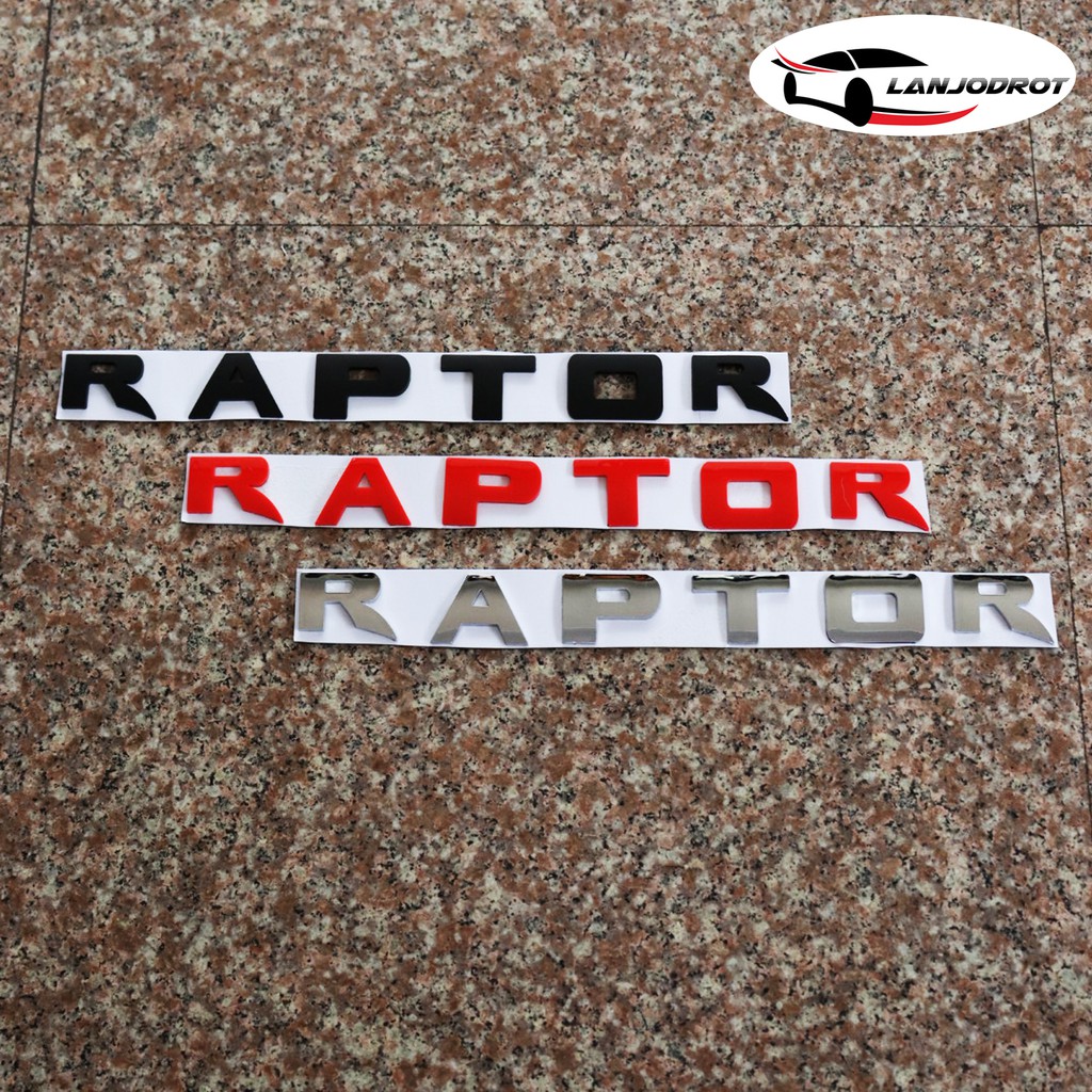 RAPTOR Logo Embossed 3D Front Bonnet Hood For RANGER Ford | Shopee ...