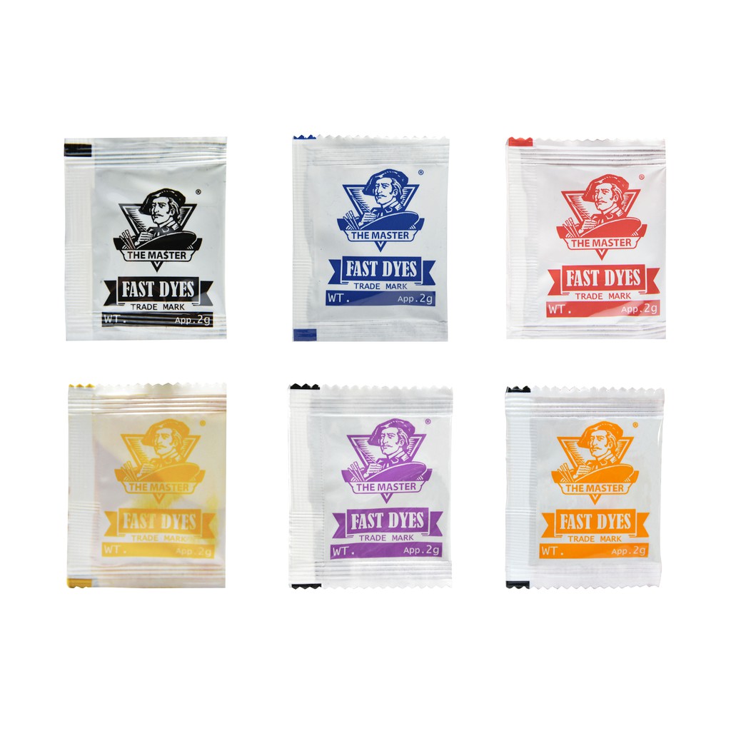 THE MASTER Fast Dye - Jobos - Black, Navy Blue, Red, Yellow, Violet ...