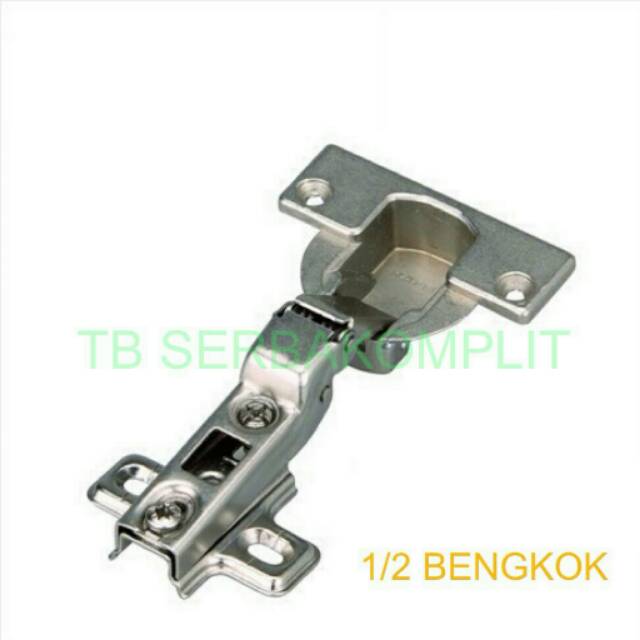 Half Bent Hydraulic Hinge 1/2 Bent Slow Motion Hinge | Shopee Philippines