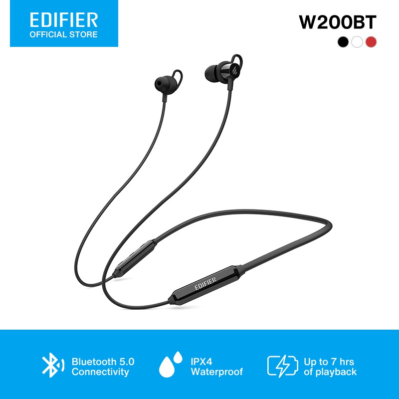 Edifier W200BT / W200BT Plus Wireless Earphone Bluetooth 5.0 IPX4 Rated ...
