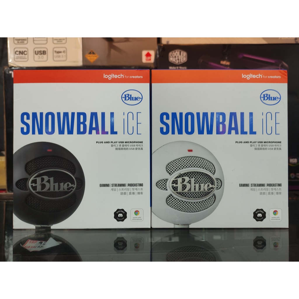 Logitech for Creators Blue Snowball Ice custom cardiod condenser ...