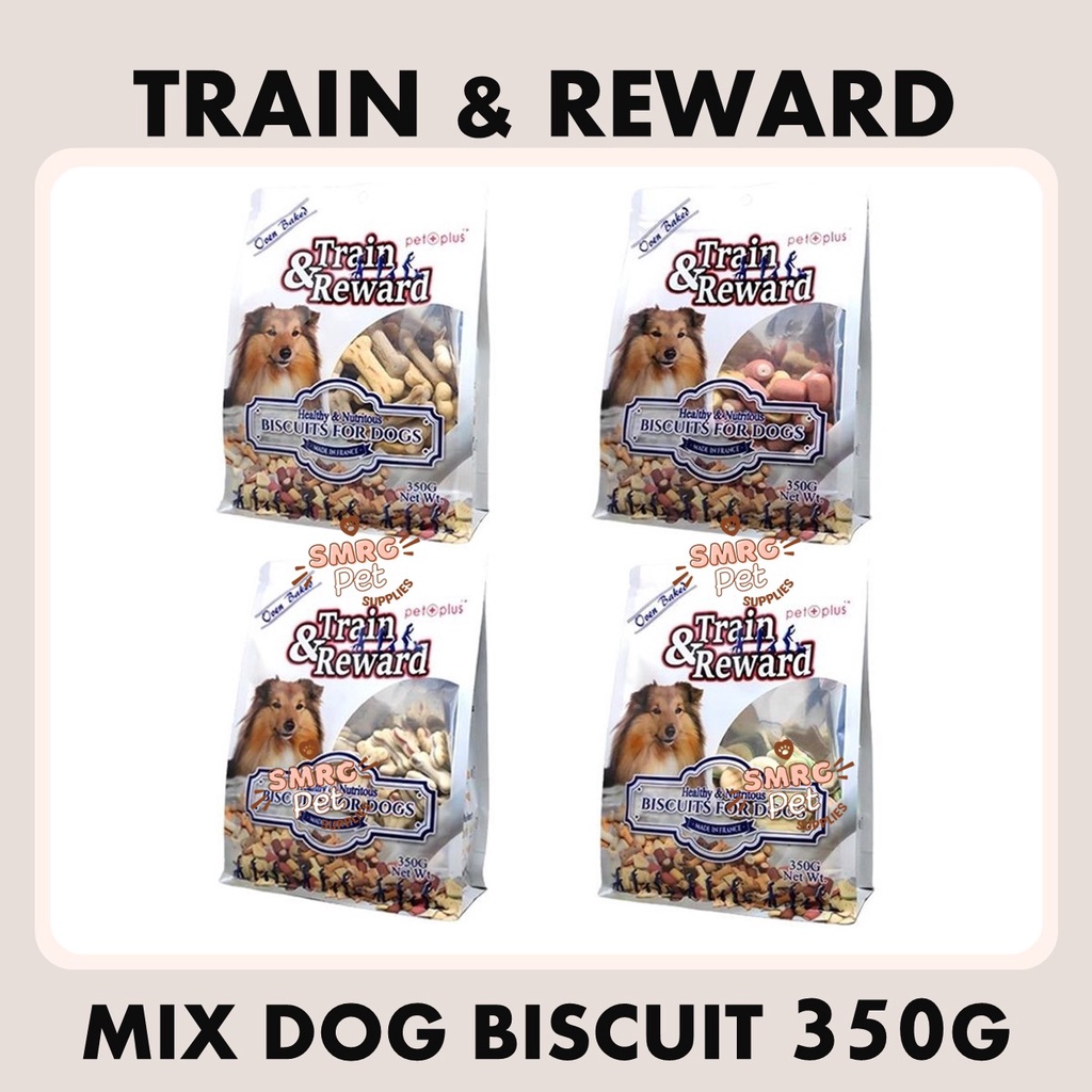 Train & Reward Mix Dog Biscuit 350g Mix Crunchy Biscuit Mix Mini ...