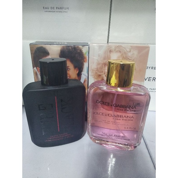 cod! couple pure black for men\d&g for woman perfume 100ml | Shopee ...