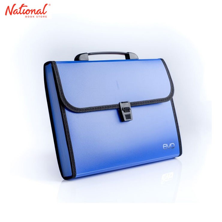 Evo Expanding File With Handle 4011694Bl A4 12Pockets Push Lock With ...
