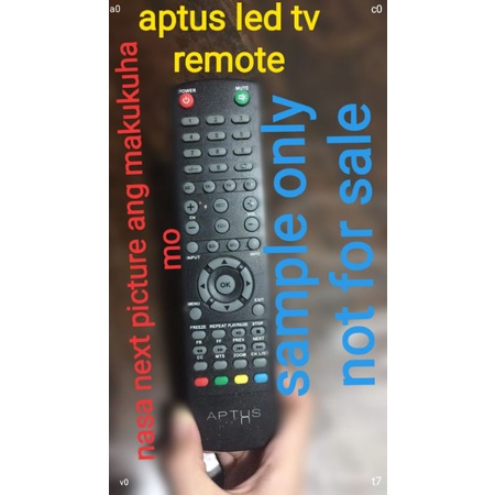 aptus led tv remote,universal,100% na gagana sa tv mo | Shopee Philippines