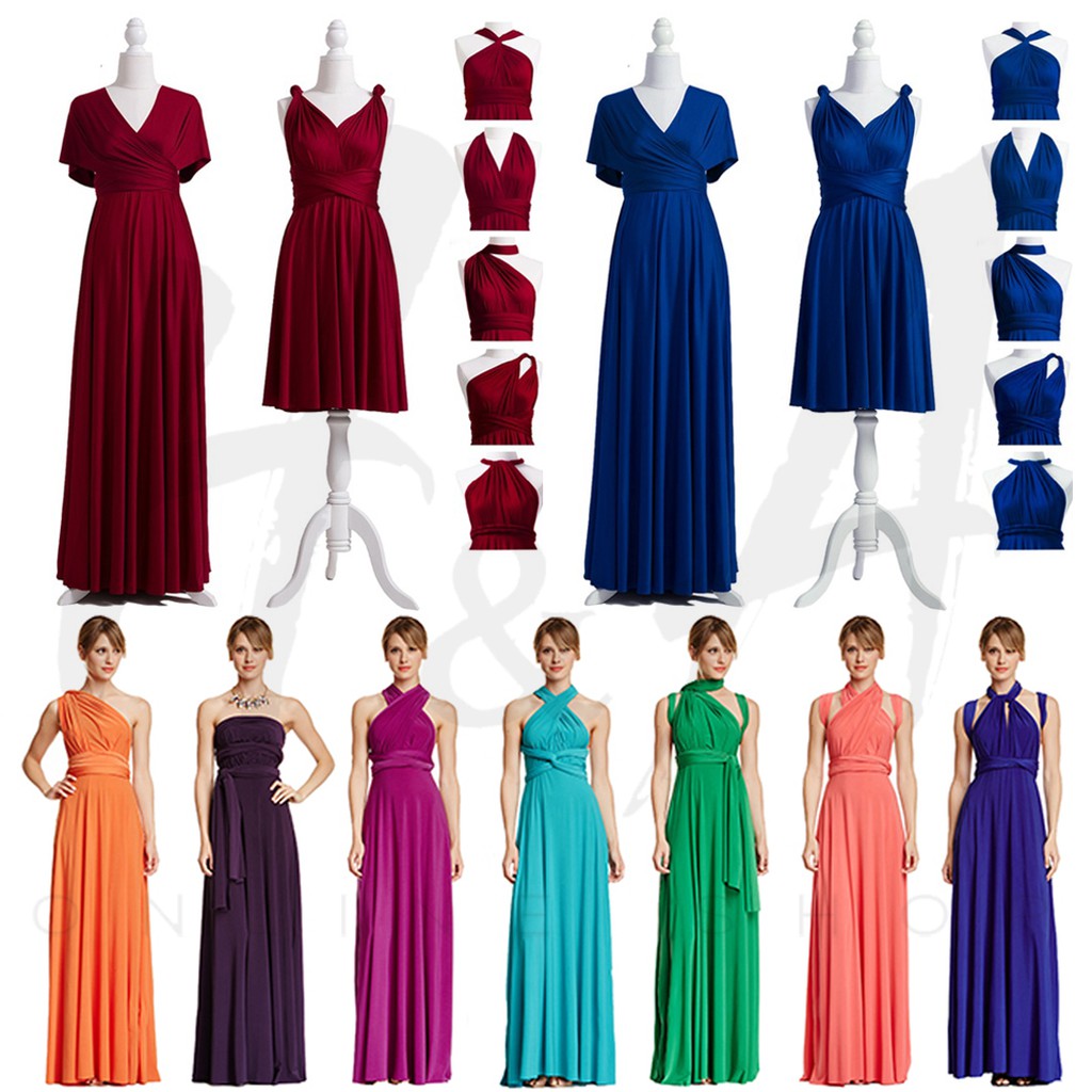 Maxi Infinity Dress With Tube (Adult & Kids) | Shopee Philippines