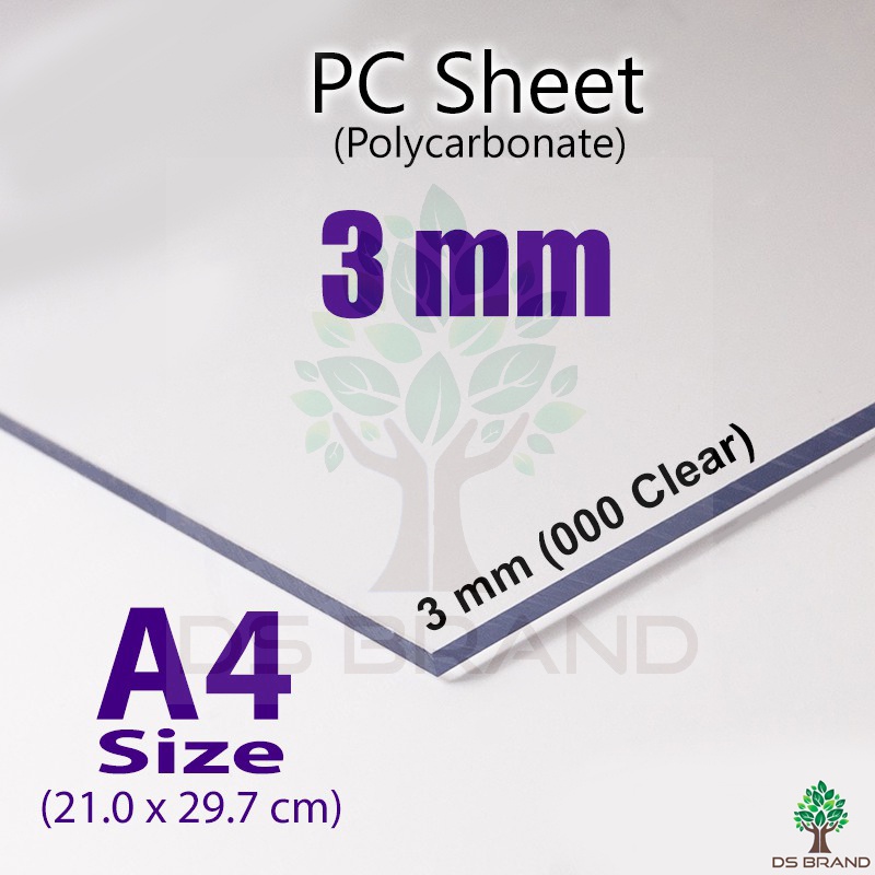 [ PC Sheet ] 3 mm A4 PC Sheet Polycarbonate Sheet | Shopee Philippines