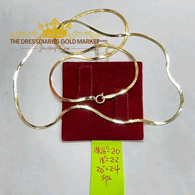 18KARAT SAUDI GOLD NECKLACE PAWNABLE | Shopee Philippines