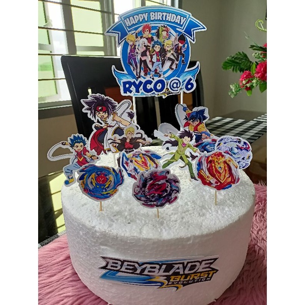 BeyBlade theme cake topper | Shopee Philippines