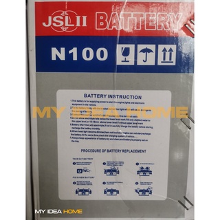 JSL II Brand Dry Charged Battery 12V 100AH FOR SOLAR SET UP Battery ...