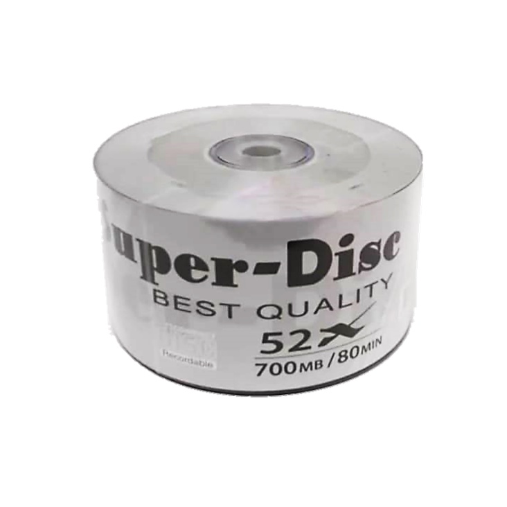 Super-Disc 52X CD-R CD R CD Disc Silver (50PCs) | Shopee Philippines