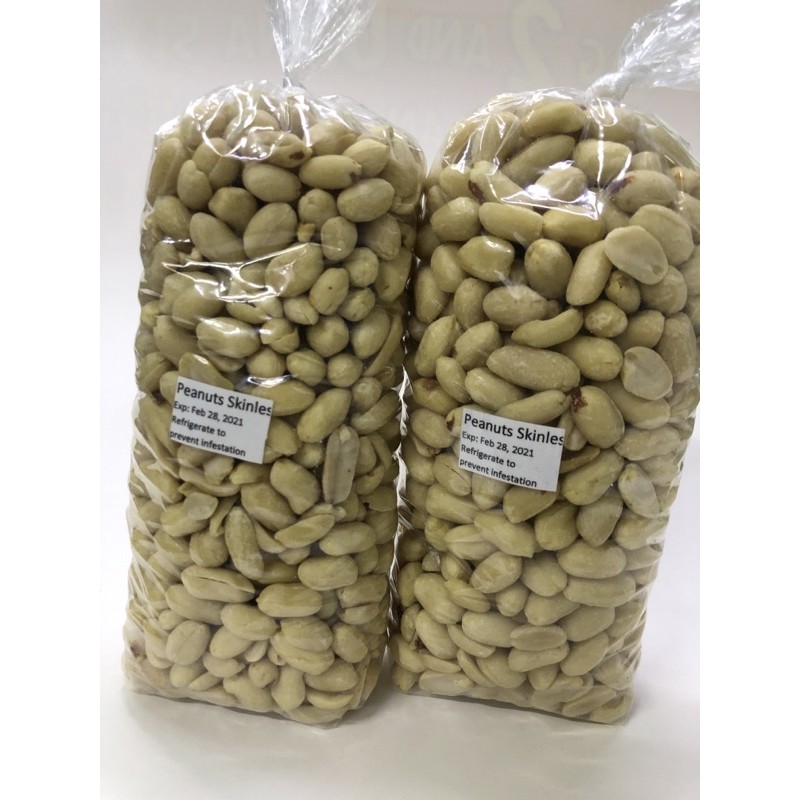 1kg 2x500g Mani Skinless No Skin Peanuts raw uncooked | Shopee Philippines
