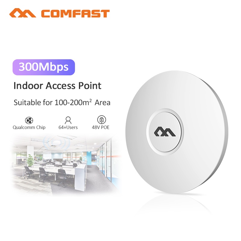 Comfast 300Mpbs High Power Wireless Wall-mounted Ceiling AP Support ...
