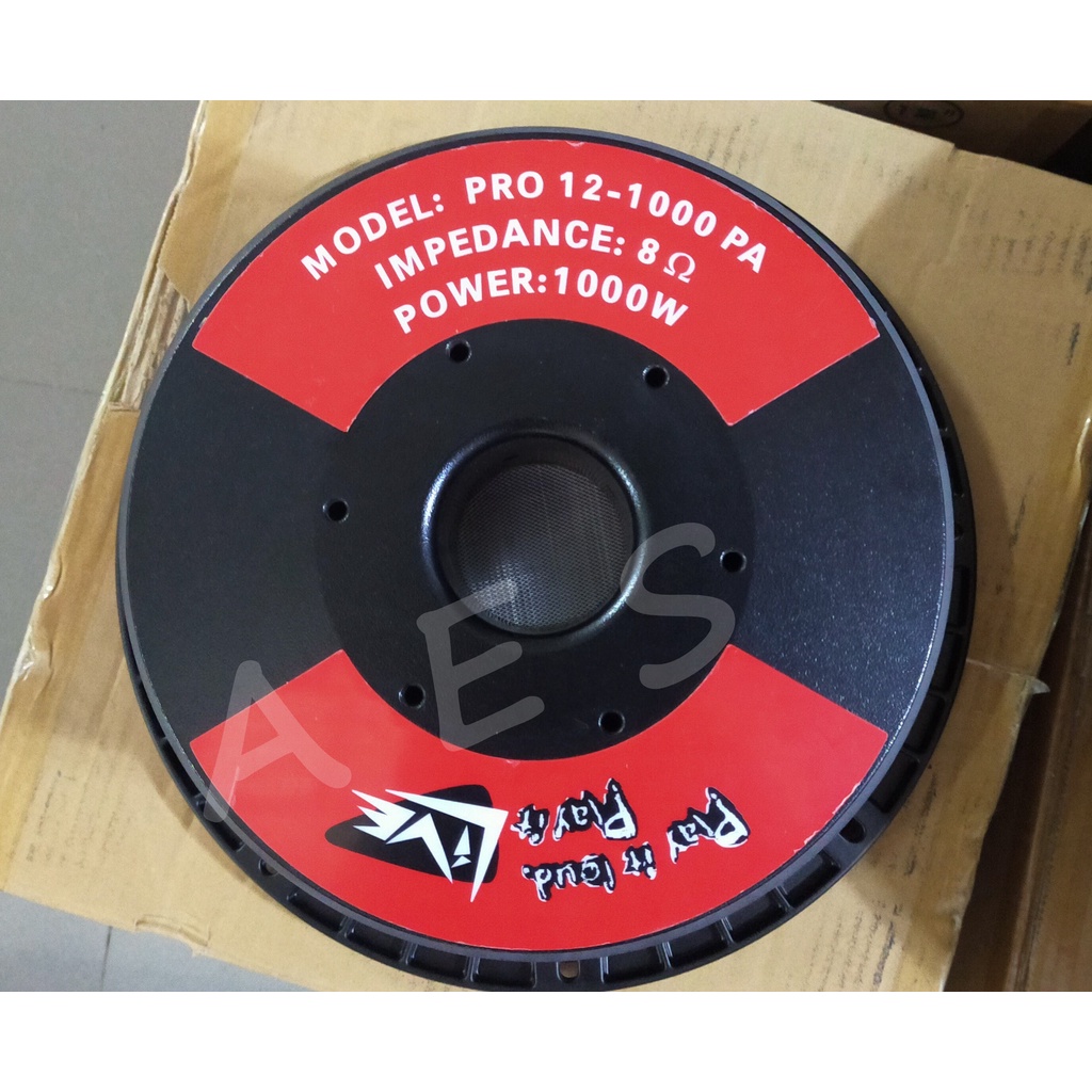 Pro 12 1000 PA 1000Watts Dual Magnet Live Subwoofer Speaker | Shopee ...