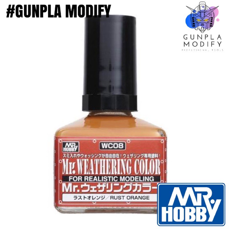 MR.WEATHERING COLOR Rust Orange Stain (WC08) 40ml | Shopee Philippines