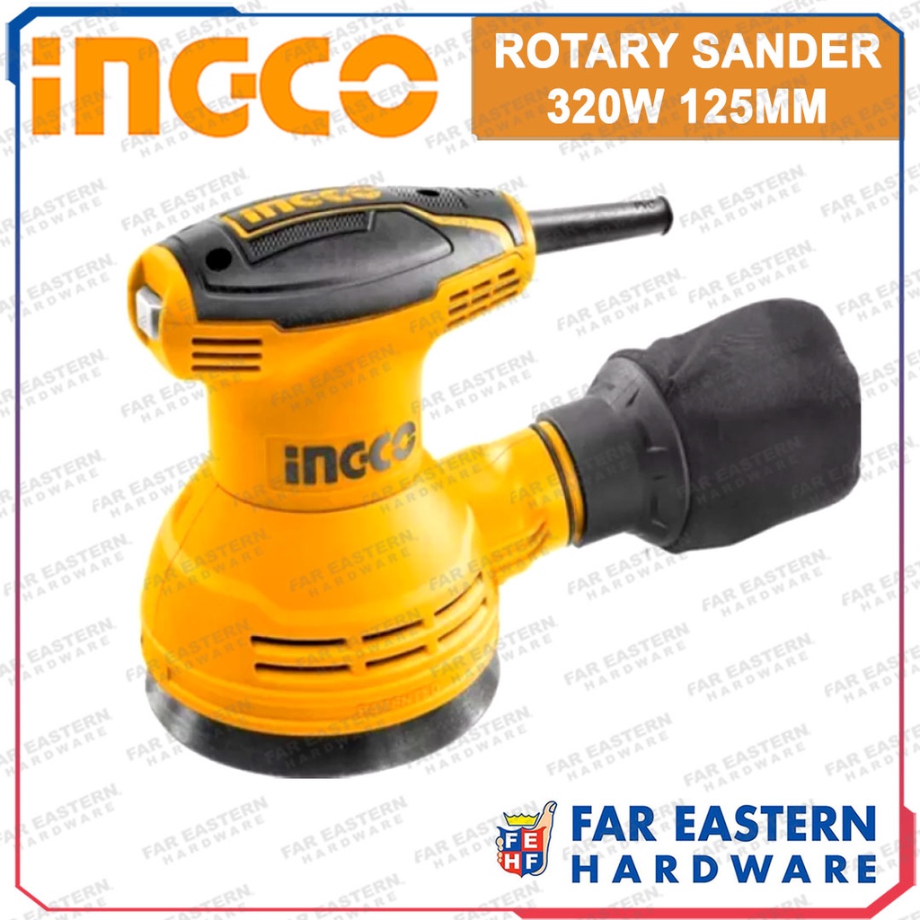 INGCO Random Orbit Rotary Sander 125mm RS3208 320W INPTCD | Shopee ...
