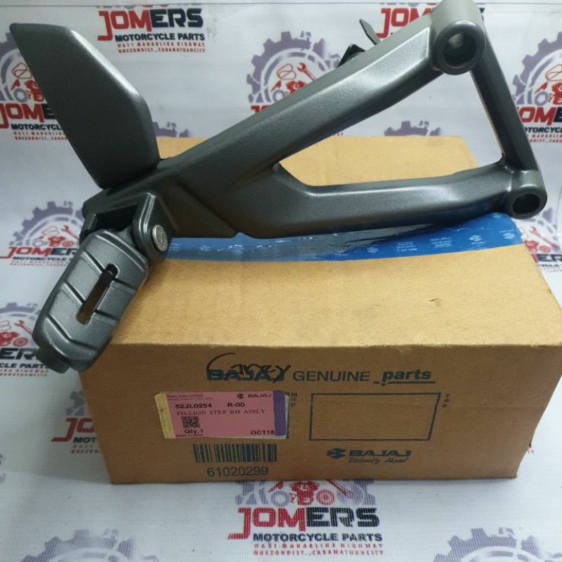 52JL0254 NS200 NS150 -160 FI Step Holder Bracket W/ Pillion Step RH ...