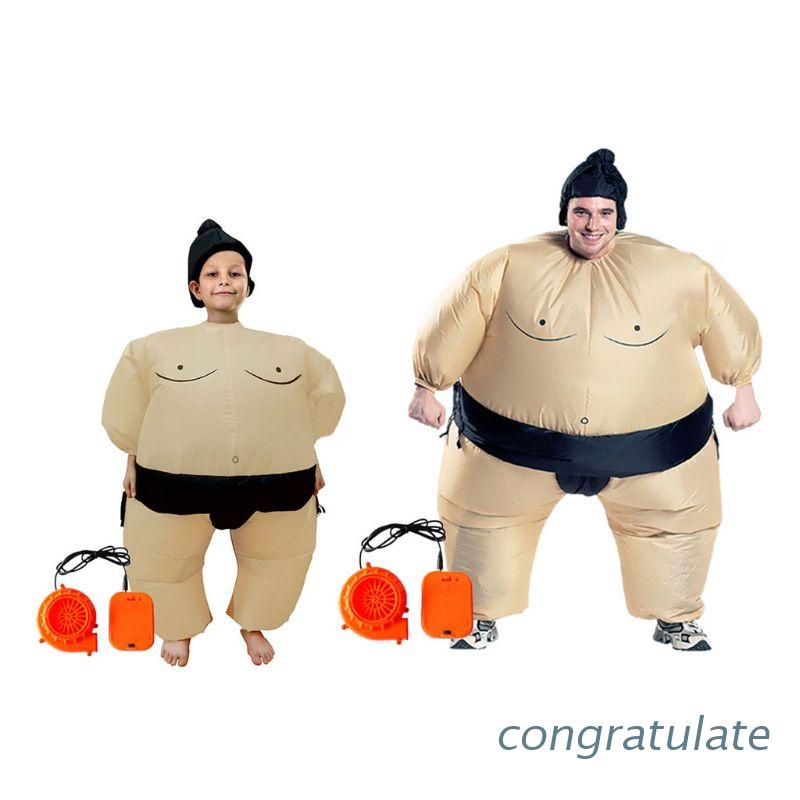 Children's ToysCONG Sumo Wrestler Costume Inflatable Suit Blow Up ...