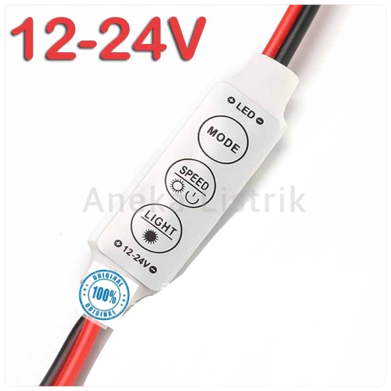 Led CONTROLLER MODULE LED - LED DIMMER CONTROLLED DIMMER 12-24V 6A ...