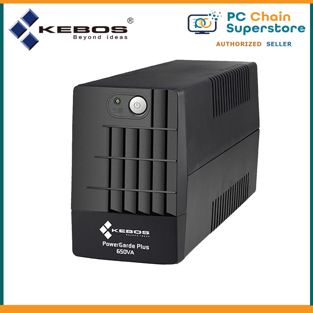 Kebos PG 650VA Lite - 650VA / 390 Watts Line Interactive / Built-in AVR ...
