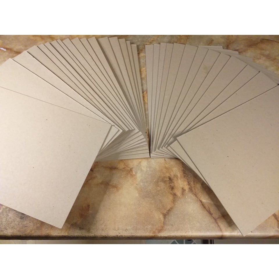 5pcs Chipboard (Short, A4, & Long Size) Pasteboard #20,#25, #30, #40 ...